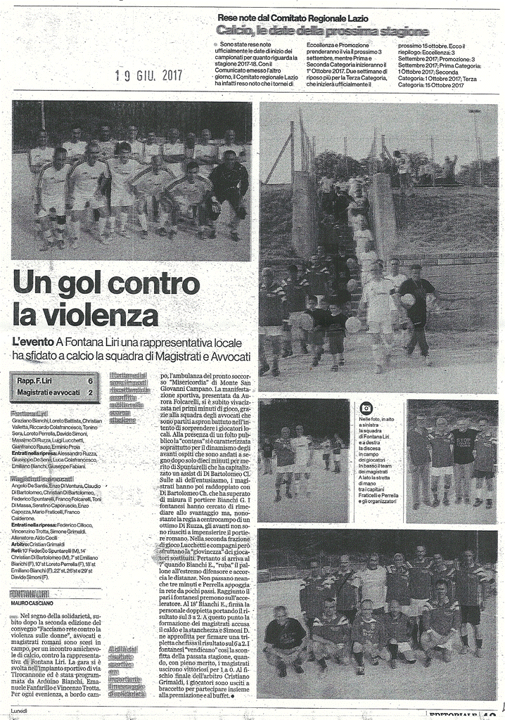 Facciamo rete contro la violenza sulle donne, rassegna stampa - PD di Fontana Liri